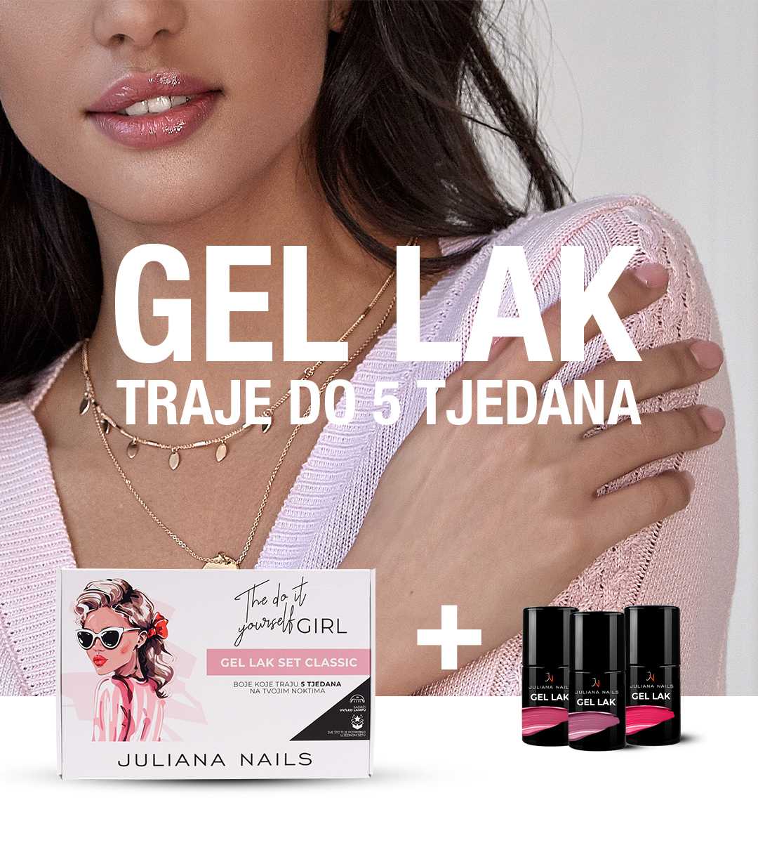 Gel lak set Classic + 3 GL gratis - Juliana Nails