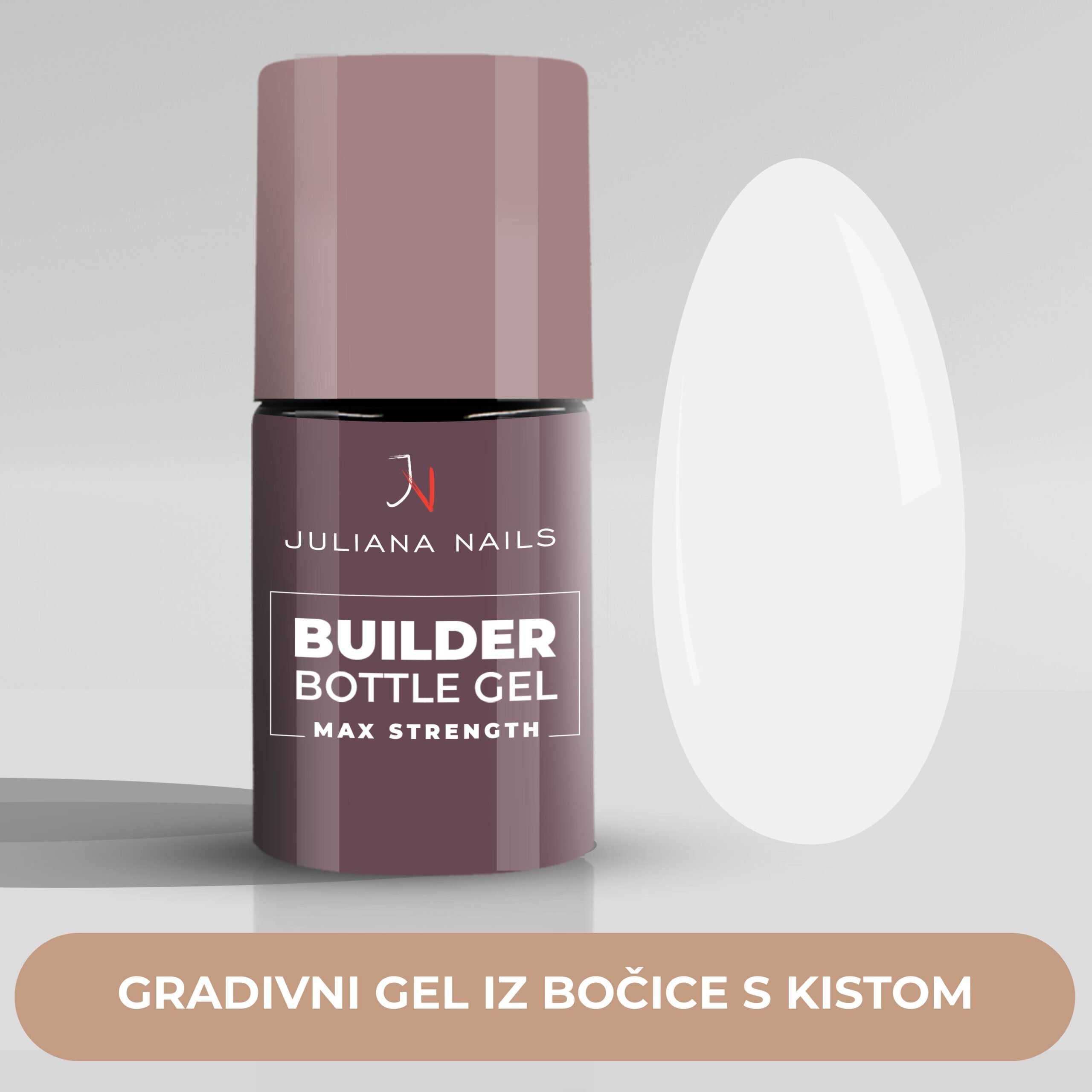 Builder Bottle Gel – Milky White - Juliana Nails